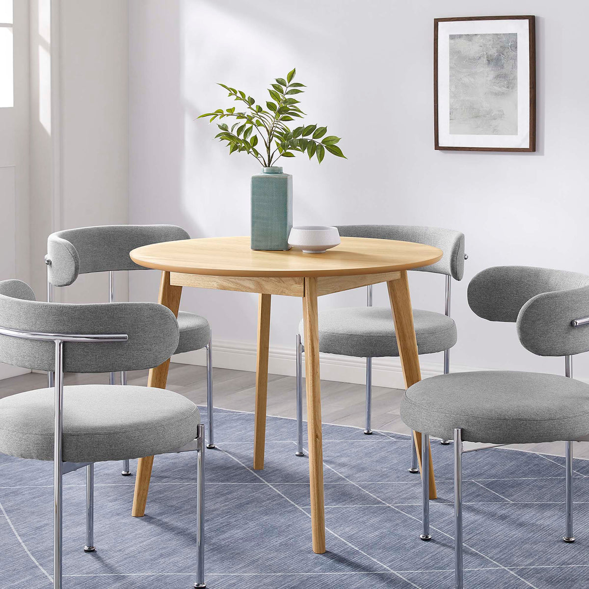 Vision 35" Round Dining Table by Modway — Lexmod